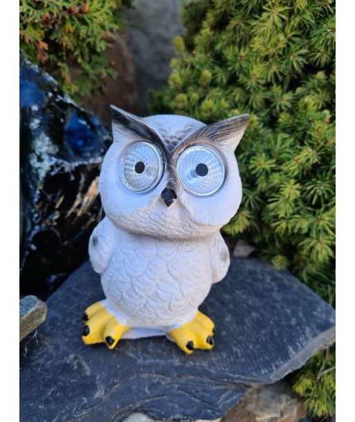 LAMPA SOLARNA - BIAŁA SOWA model III